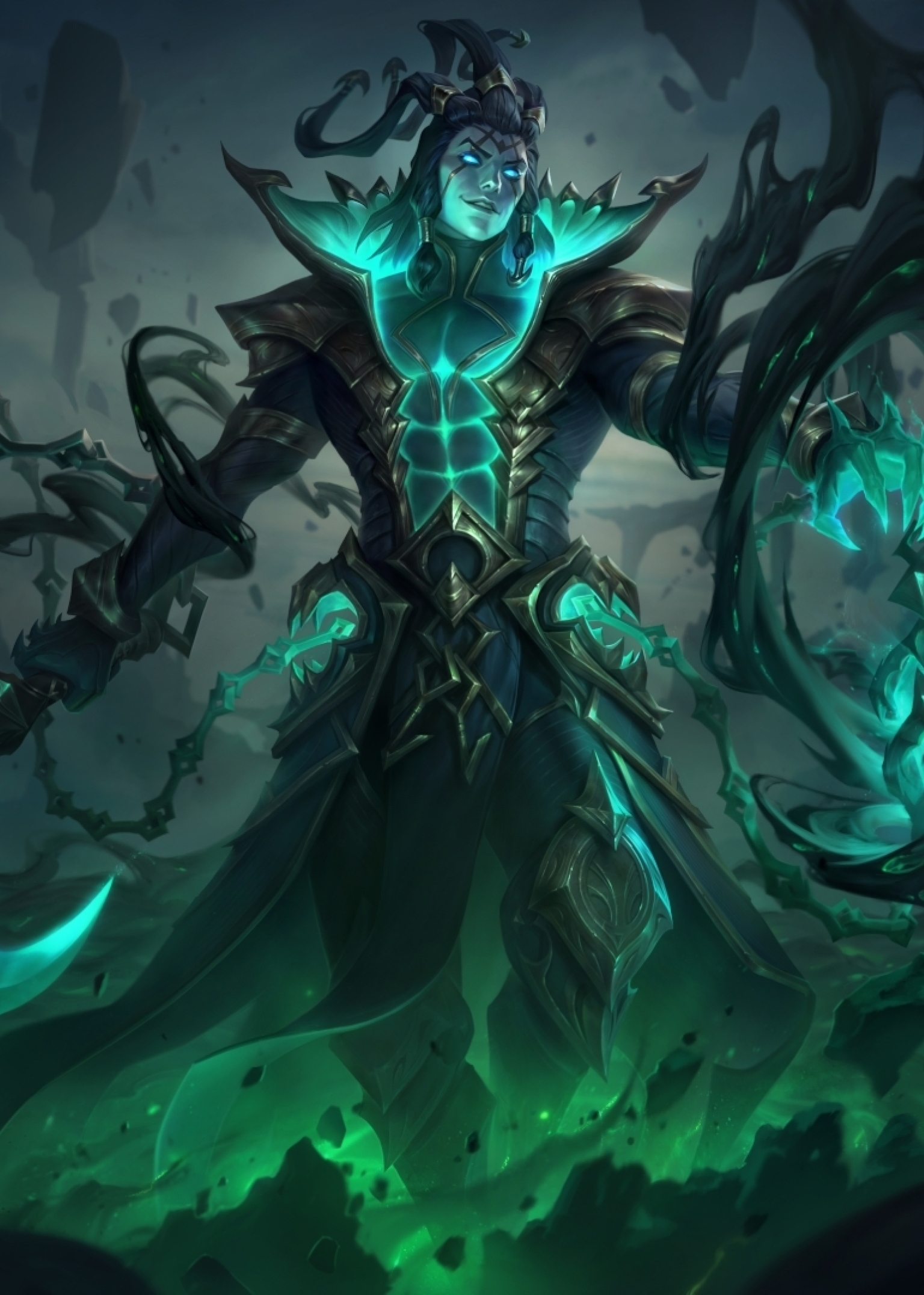 1536x2152 Resolution Thresh League Of Legends Digital Art 1536x2152 ...