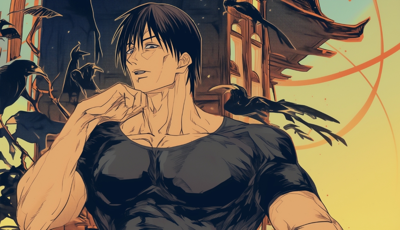1336x768 Resolution Toji Fushiguro Black Jujutsu Kaisen HD Laptop ...