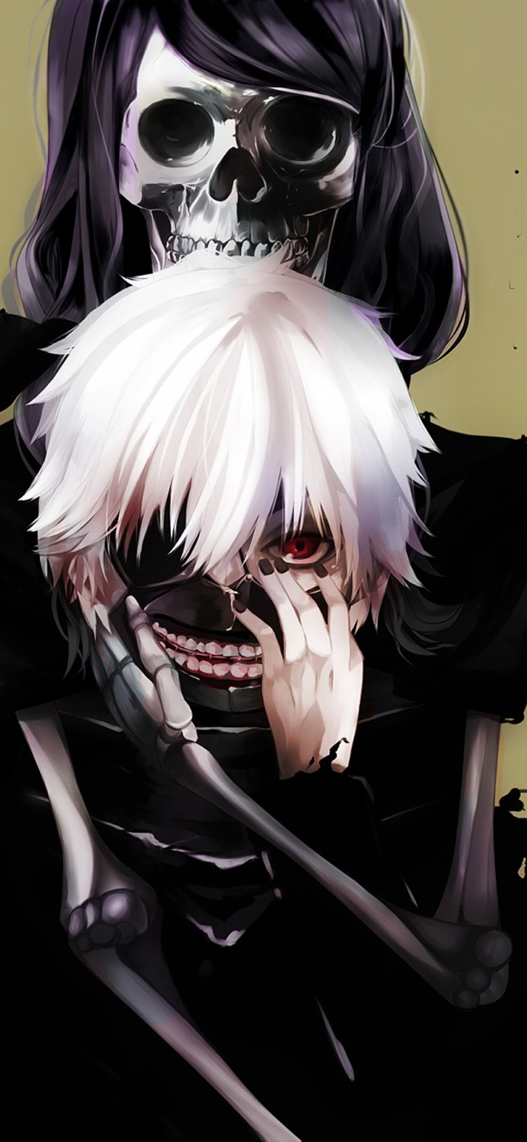 1080x2340 Resolution tokyo ghoul, kaneki ken, skull 1080x2340 ...