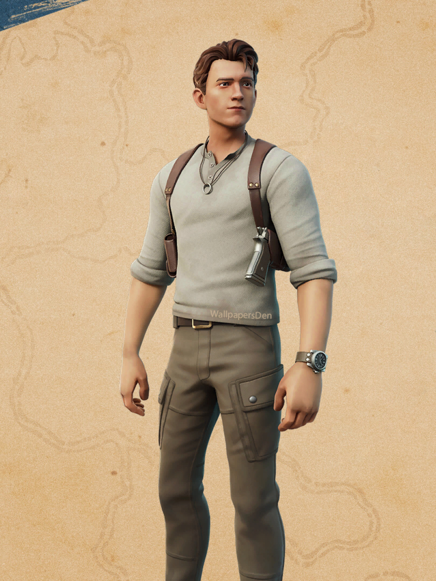 1440x1920 Resolution Tom Holland as Nathan Drake Fortnite HD Skin ...