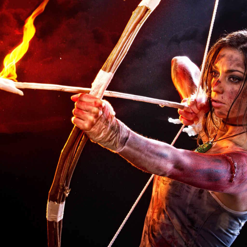 1024x1024 Resolution tomb raider, lara croft, bow 1024x1024 Resolution ...