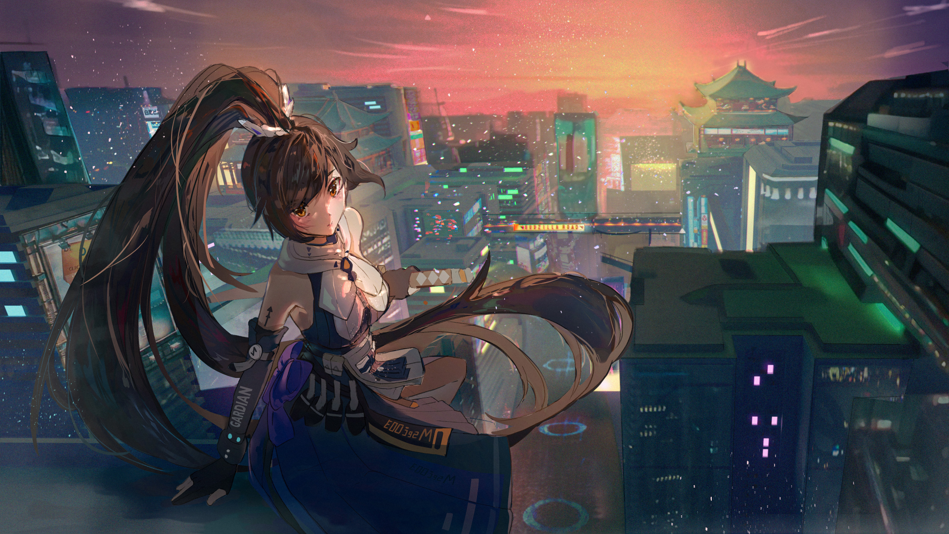 1920x1081 Resolution Tower of Fantasy HD Cool Character Art 1920x1081 ...