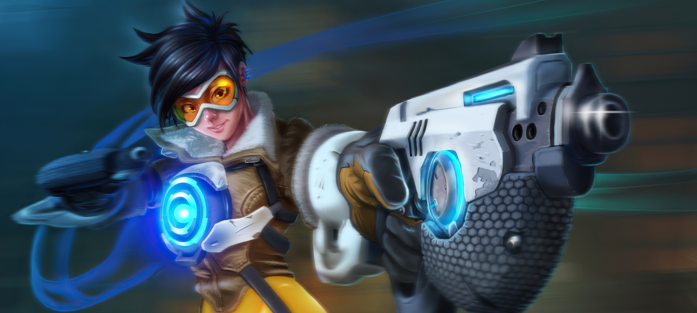 2400x1080 Tracer 4K Overwatch 2400x1080 Resolution Wallpaper, HD Games ...