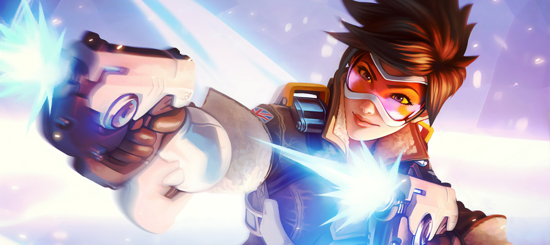 1792x798 Resolution Tracer Overwatch 4K 1792x798 Resolution Wallpaper ...