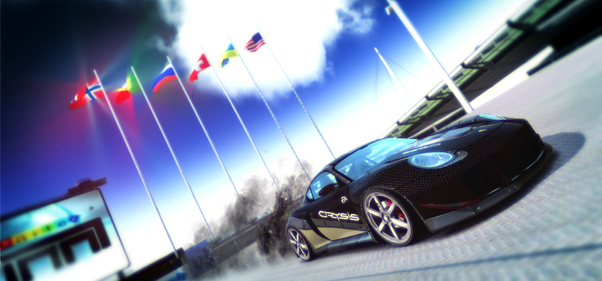 2316x1080 Resolution trackmania, car, flags 2316x1080 Resolution ...