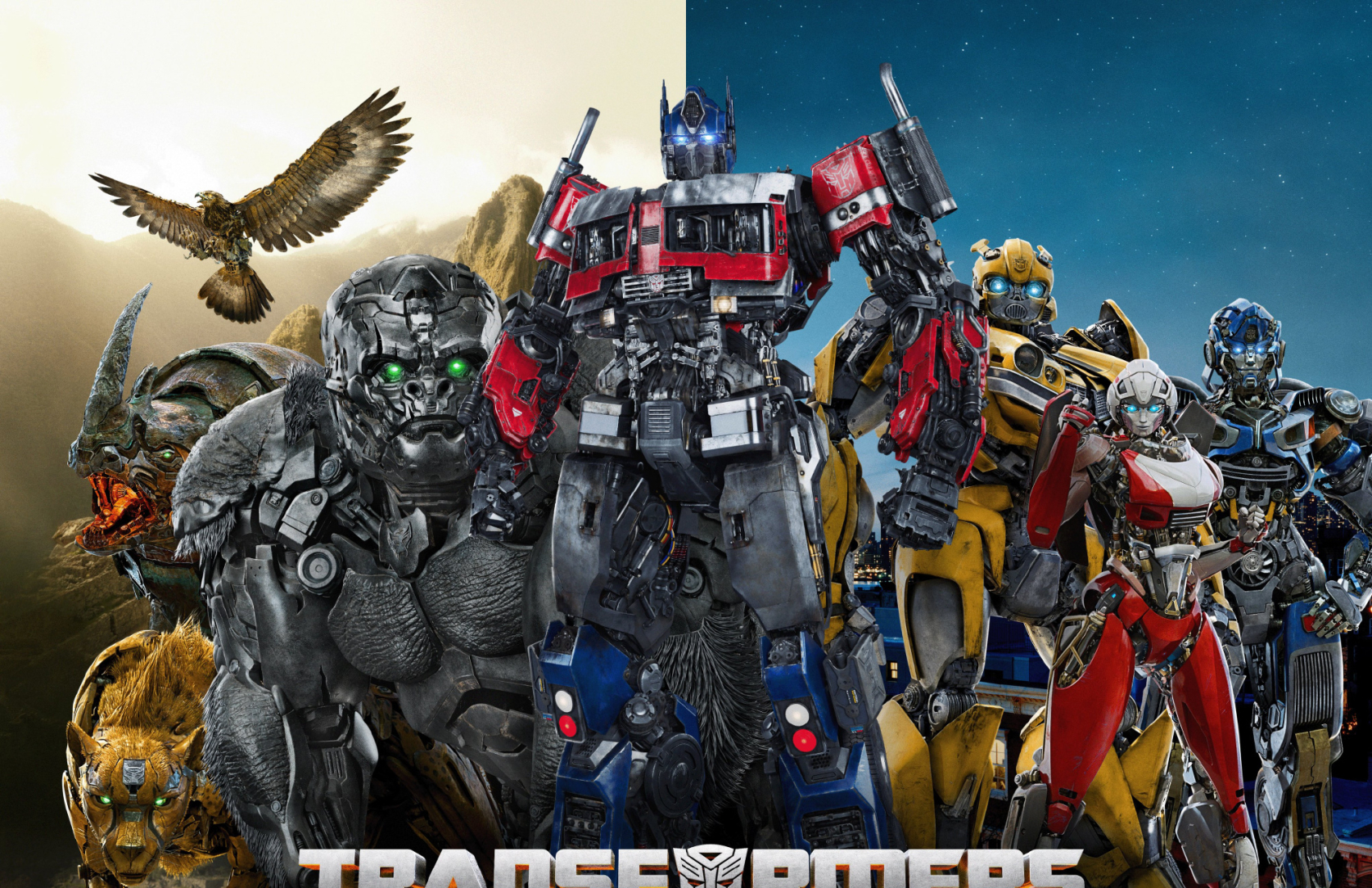 1676x1085 Transformers Rise of the Beasts Movie Poster 2023 1676x1085 ...