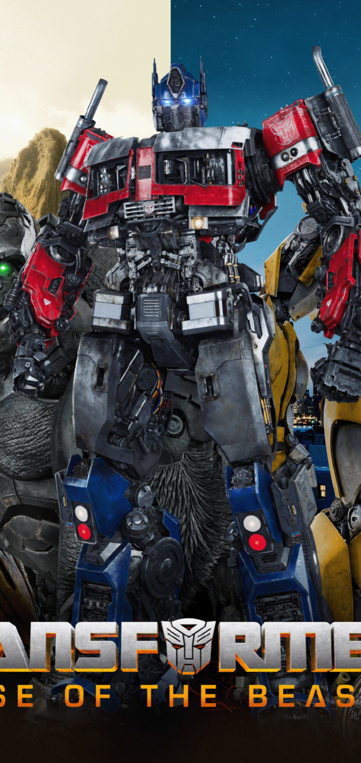 720x1520 Transformers Rise of the Beasts Movie Poster 2023 720x1520 ...