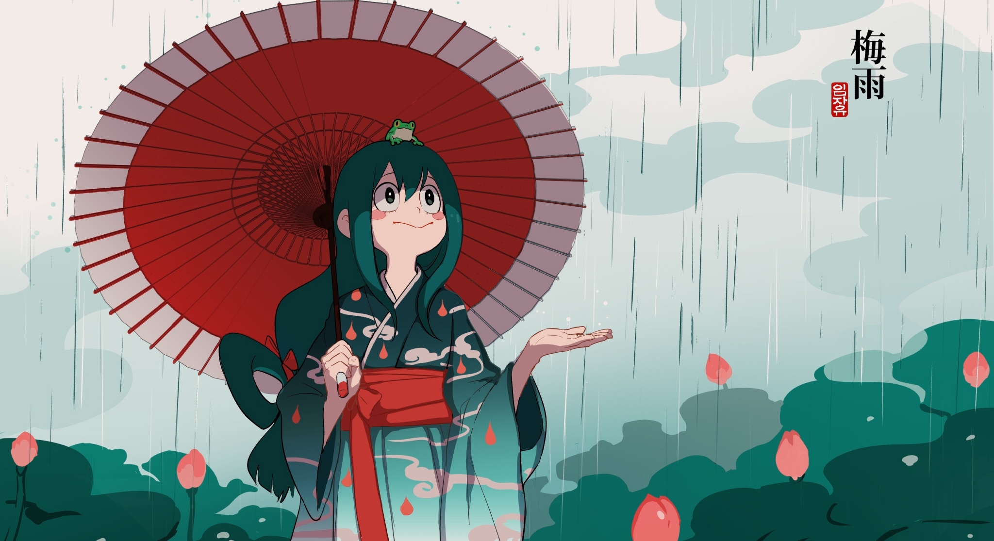 2048x1115 Resolution Tsuyu Asui Art 2048x1115 Resolution Wallpaper ...
