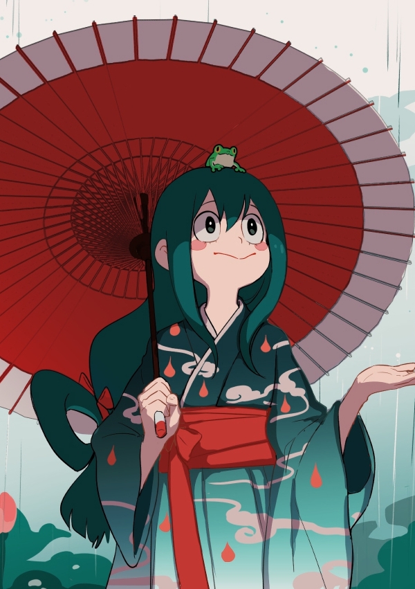 600x851 Resolution Tsuyu Asui Art 600x851 Resolution Wallpaper ...