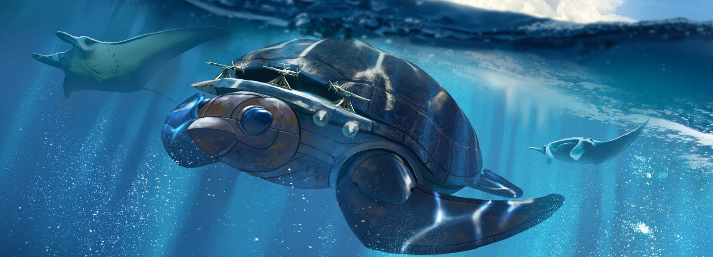 2500x900 Resolution Turtle Ship HD Submarine 2500x900 Resolution ...