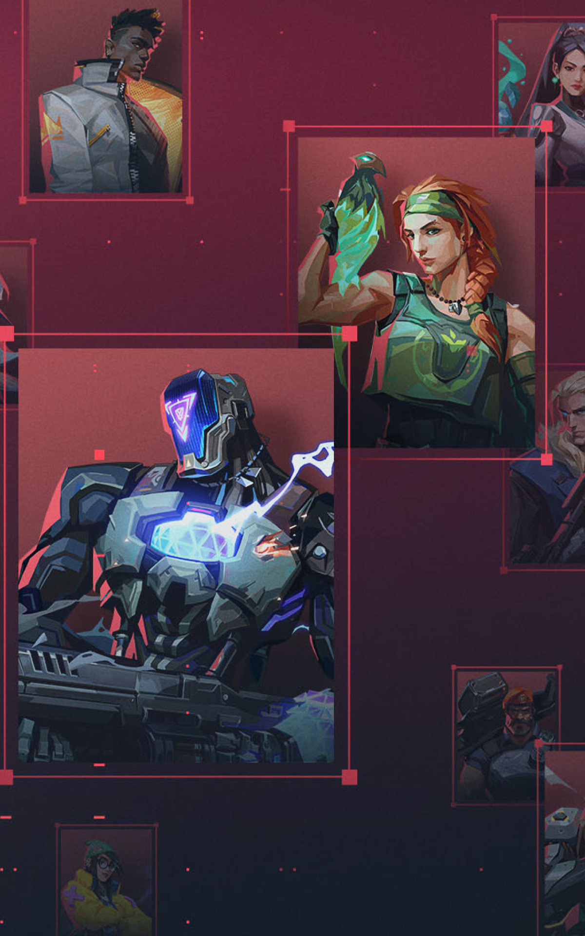 1200x1920 Valorant All Characters Art 2022 1200x1920 Resolution ...