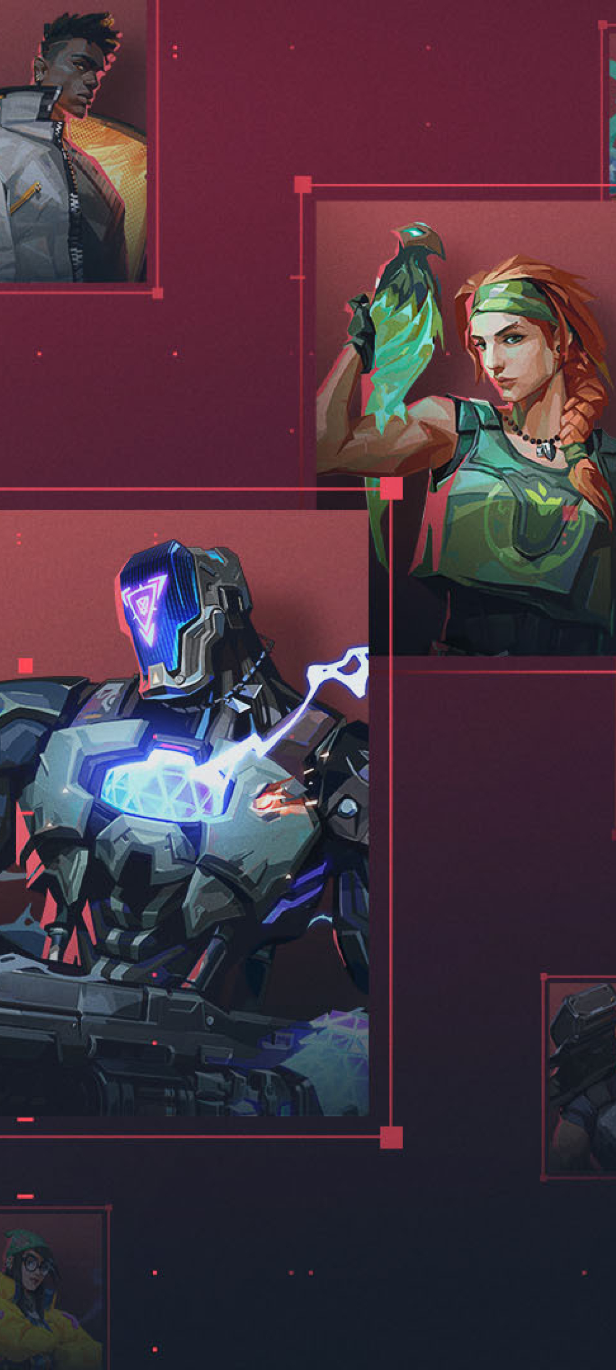 1220x2712 Resolution Valorant All Characters Art 2022 1220x2712 ...