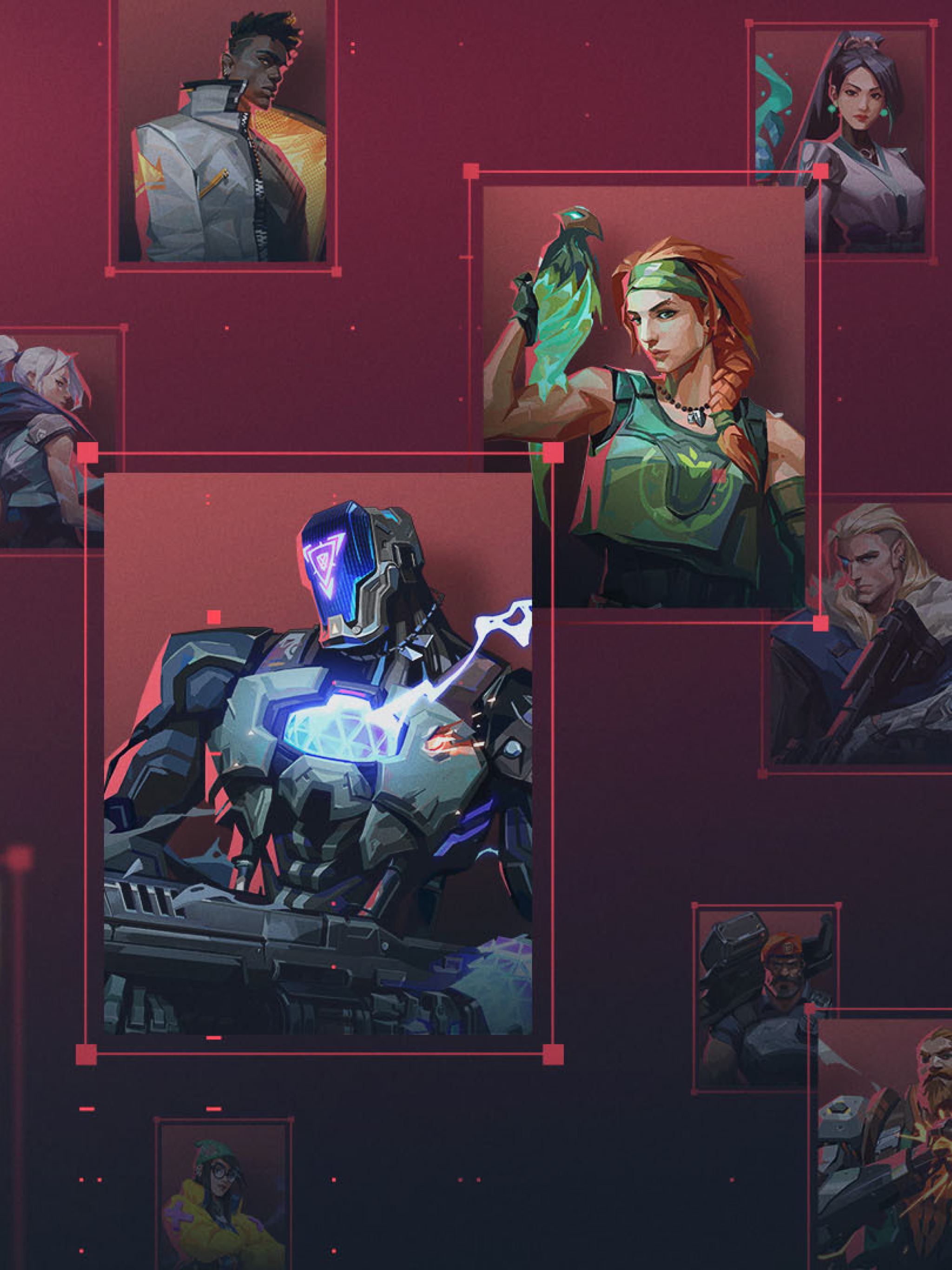 2048x2732 Valorant All Characters Art 2022 2048x2732 Resolution ...