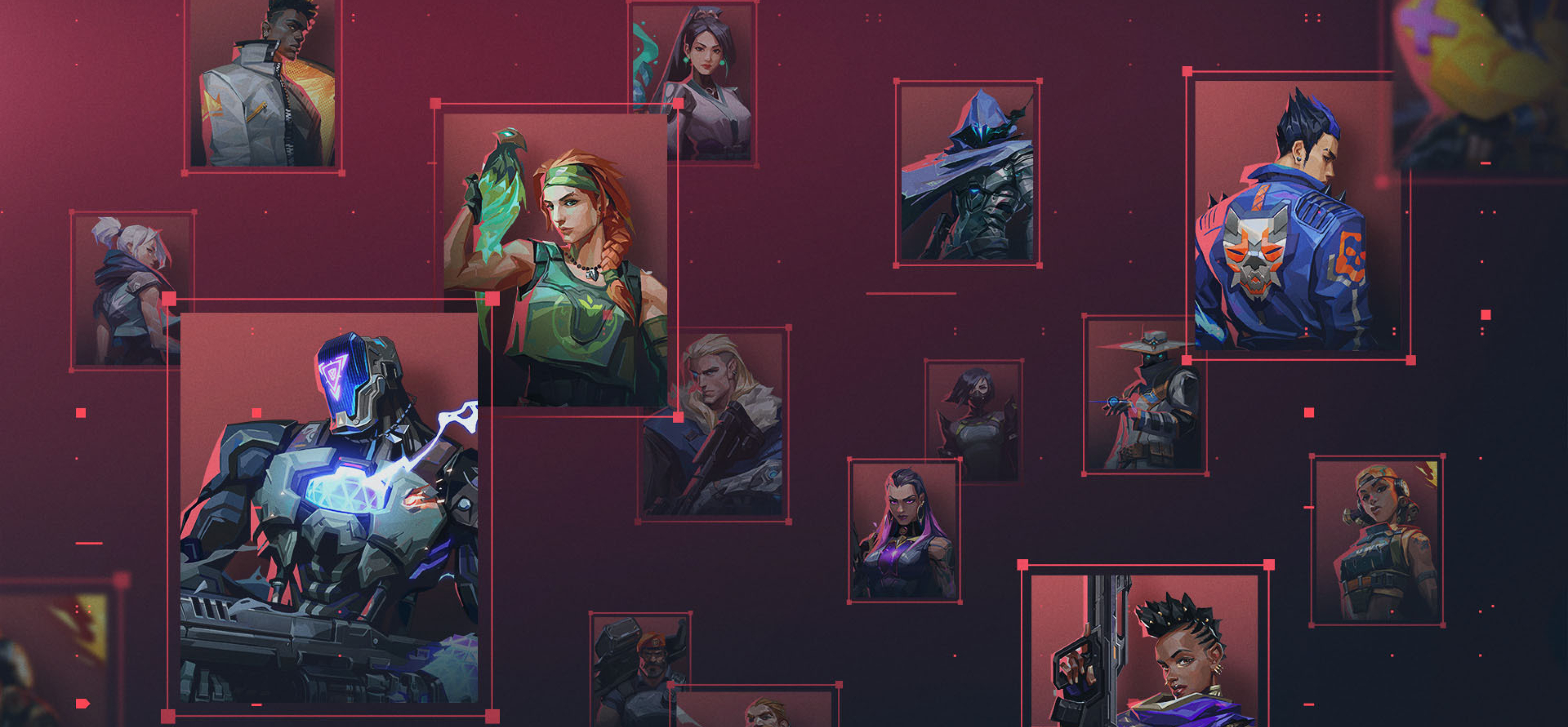 3449x1600 Resolution Valorant All Characters Art 2022 3449x1600 ...