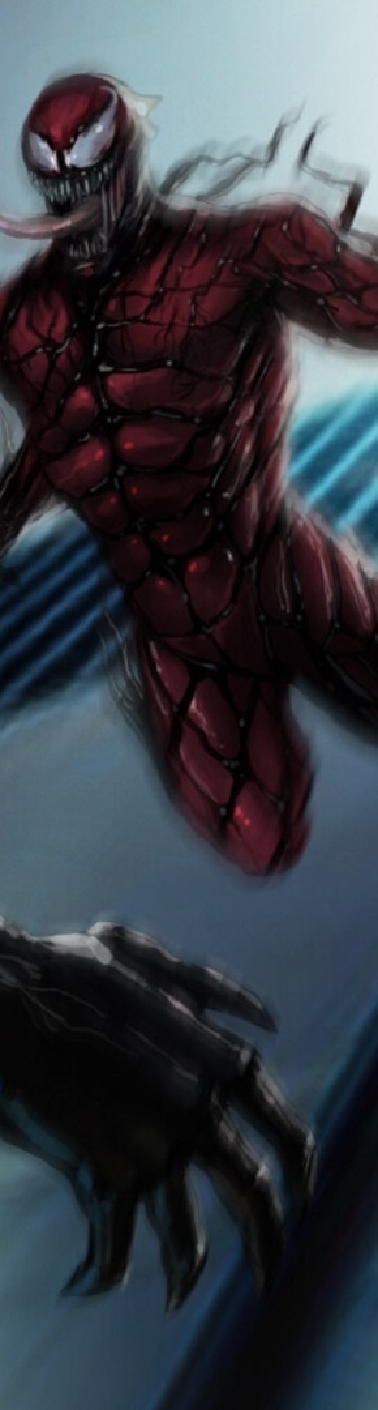 1450x5400 Resolution Venom vs Carnage Movie Concept Art 1450x5400 ...