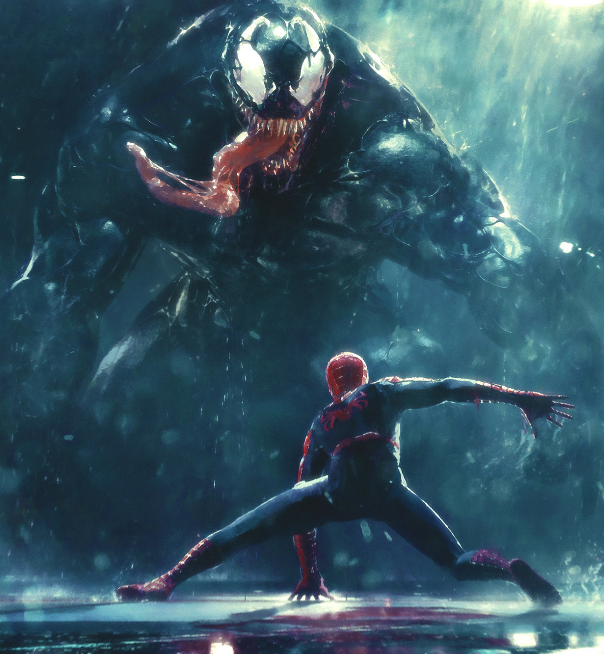 1920x2080 Resolution Venom x Spiderman Digital Art 2022 1920x2080 ...