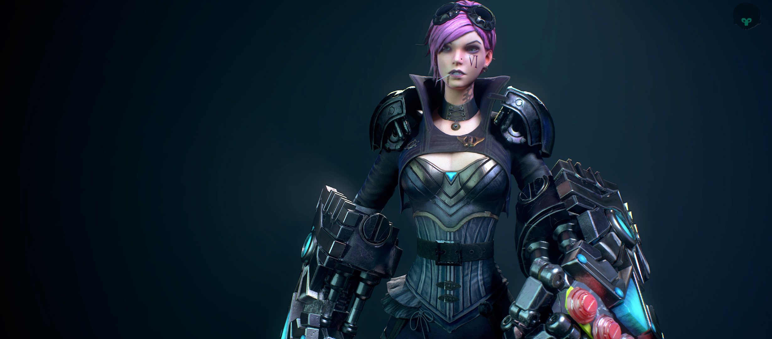 2460x1080 Resolution VI League Of Legends Digital Art 4K 2460x1080 ...