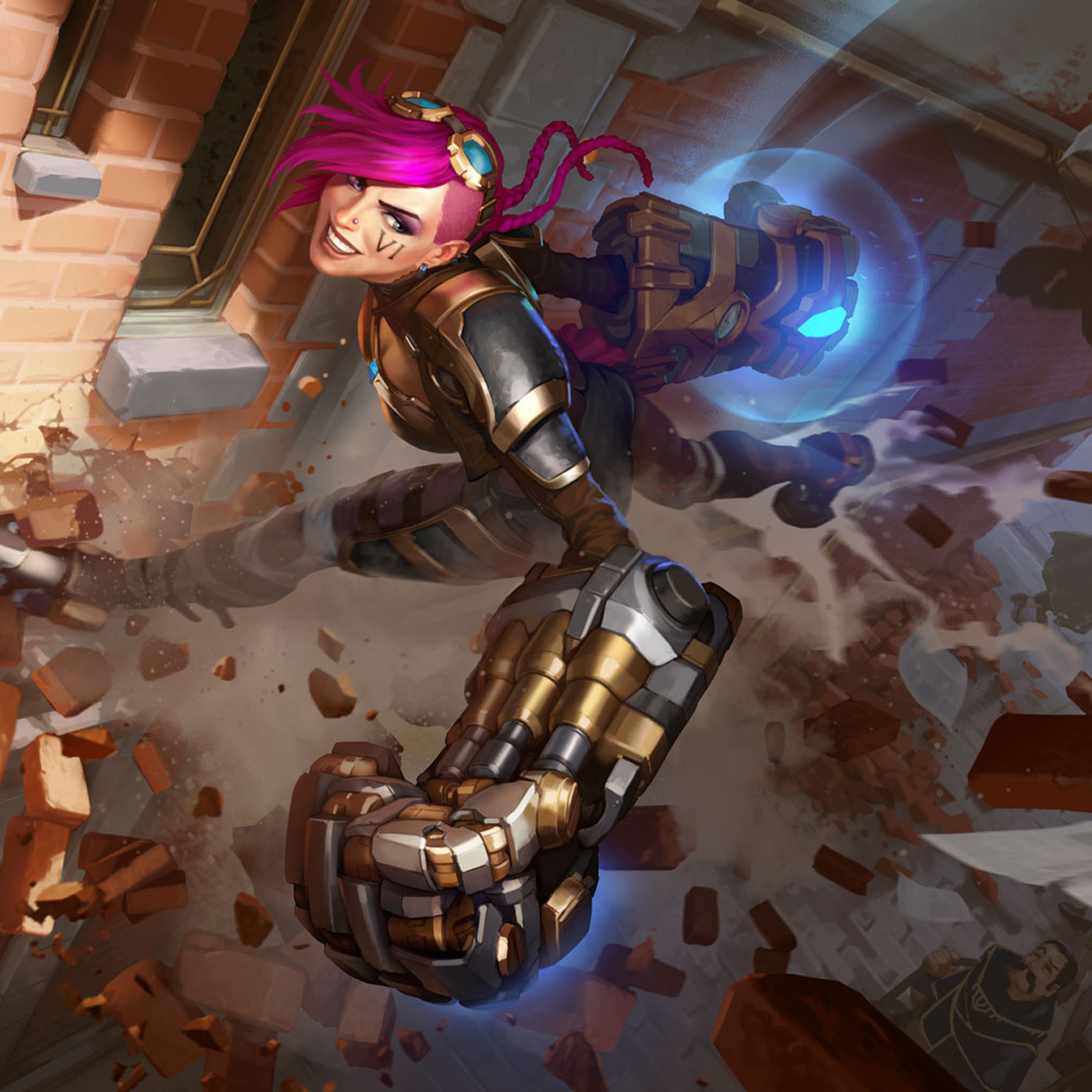 3840x3840 Resolution VI League Of Legends Game 3840x3840 Resolution ...