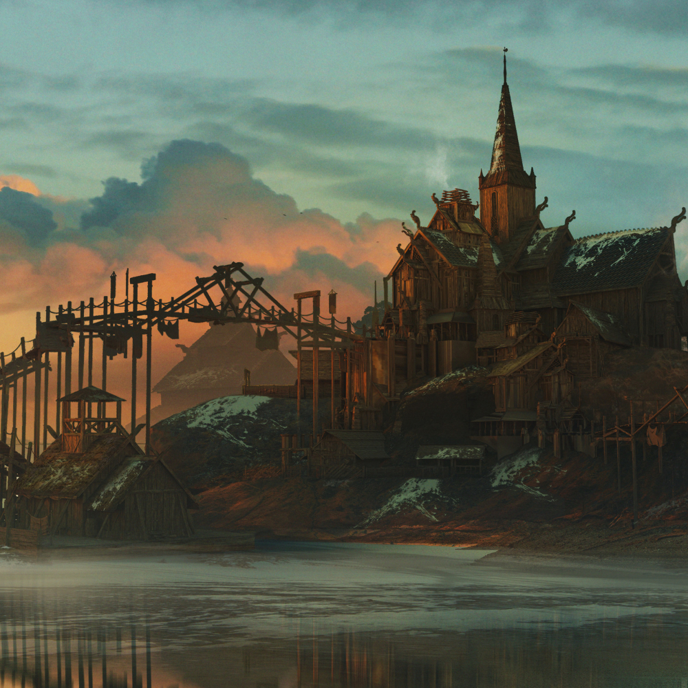 1000x1000 Resolution Viking Sunset 1000x1000 Resolution Wallpaper ...