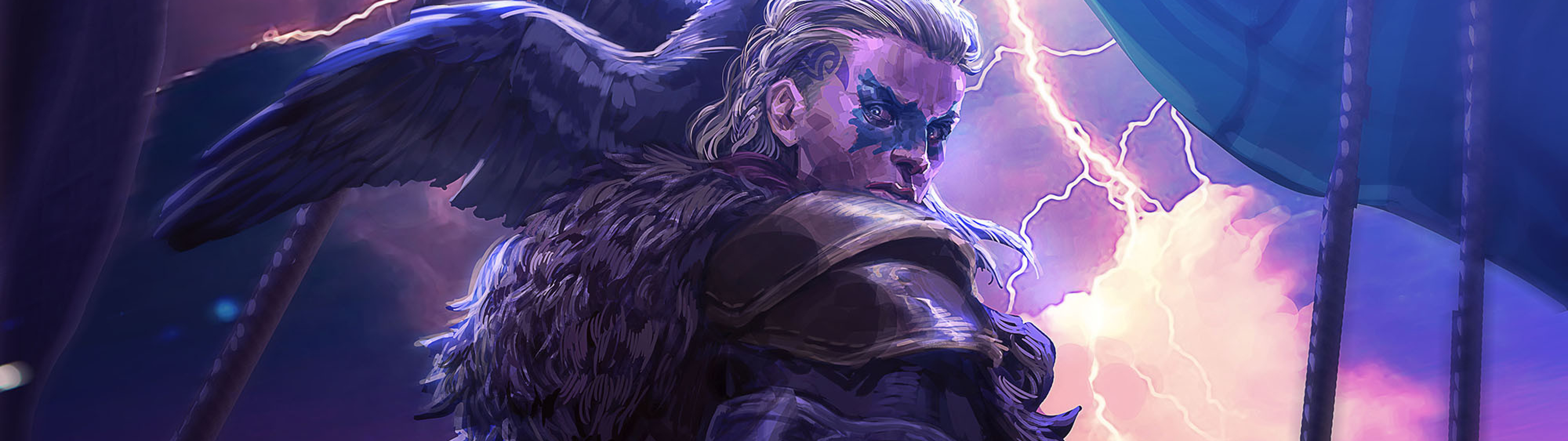 6000x1688 Resolution Viking Valhalla AC Art 6000x1688 Resolution ...
