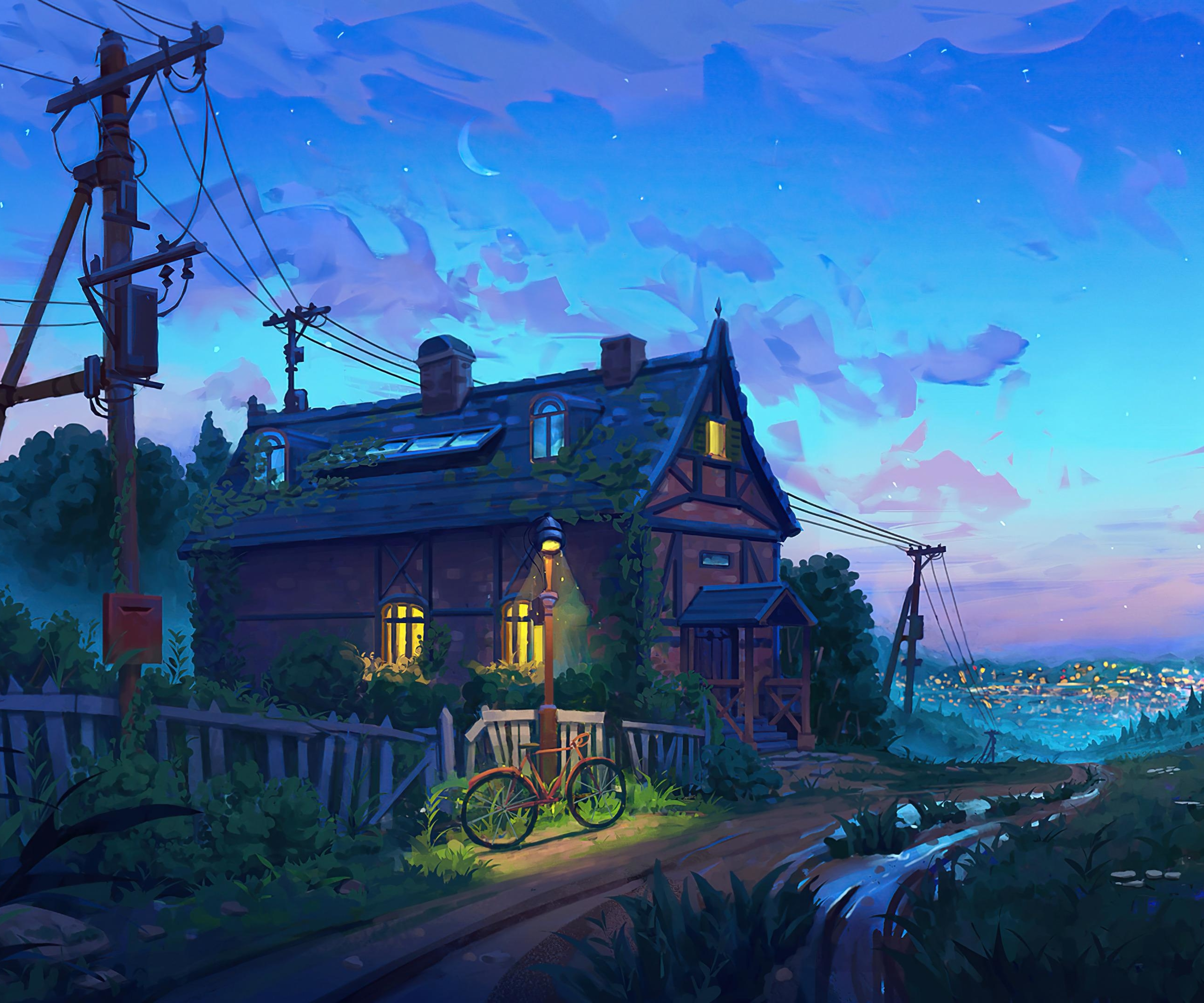 5000x4167 Village Scenery Digital Art 5000x4167 Resolution Wallpaper ...