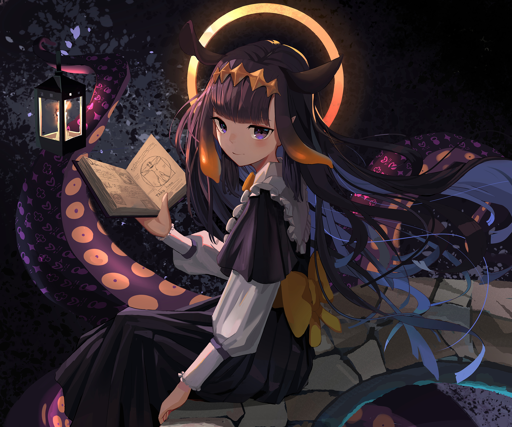 9999x9999 Resolution Virtual Youtuber HD Ninomae Ina'nis 9999x9999 ...