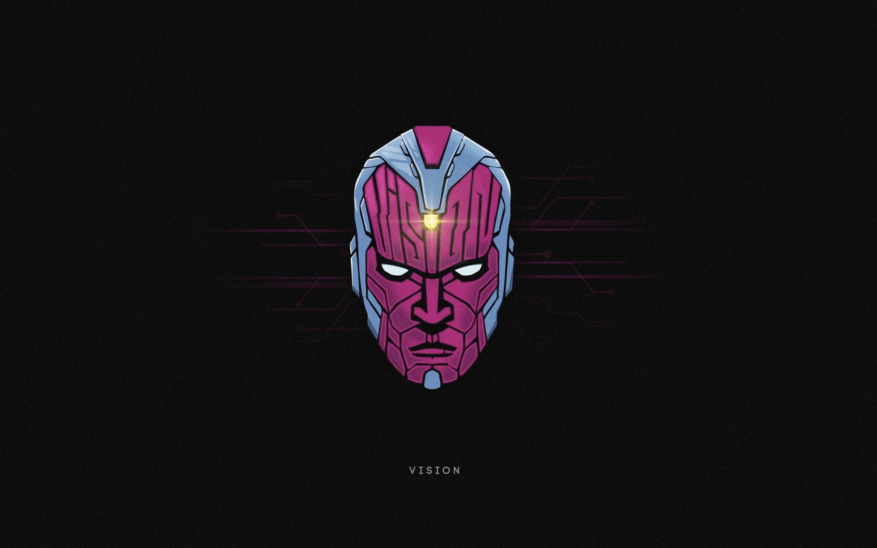 2880x1800 Resolution Vision Marvel HD Minimal Art Macbook Pro Retina ...