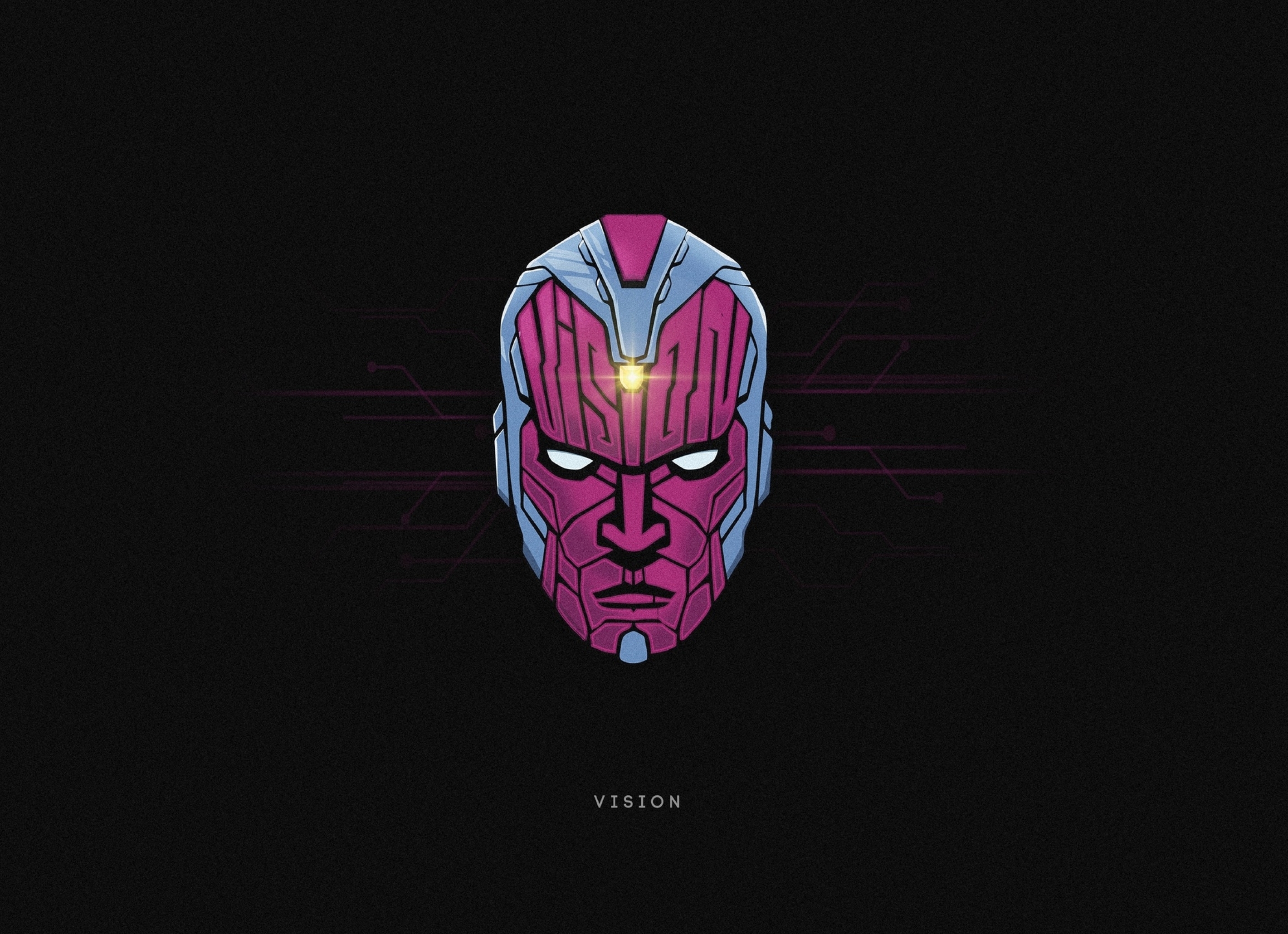 2840x2060 Resolution Vision Marvel HD Minimal Art 2840x2060 Resolution ...
