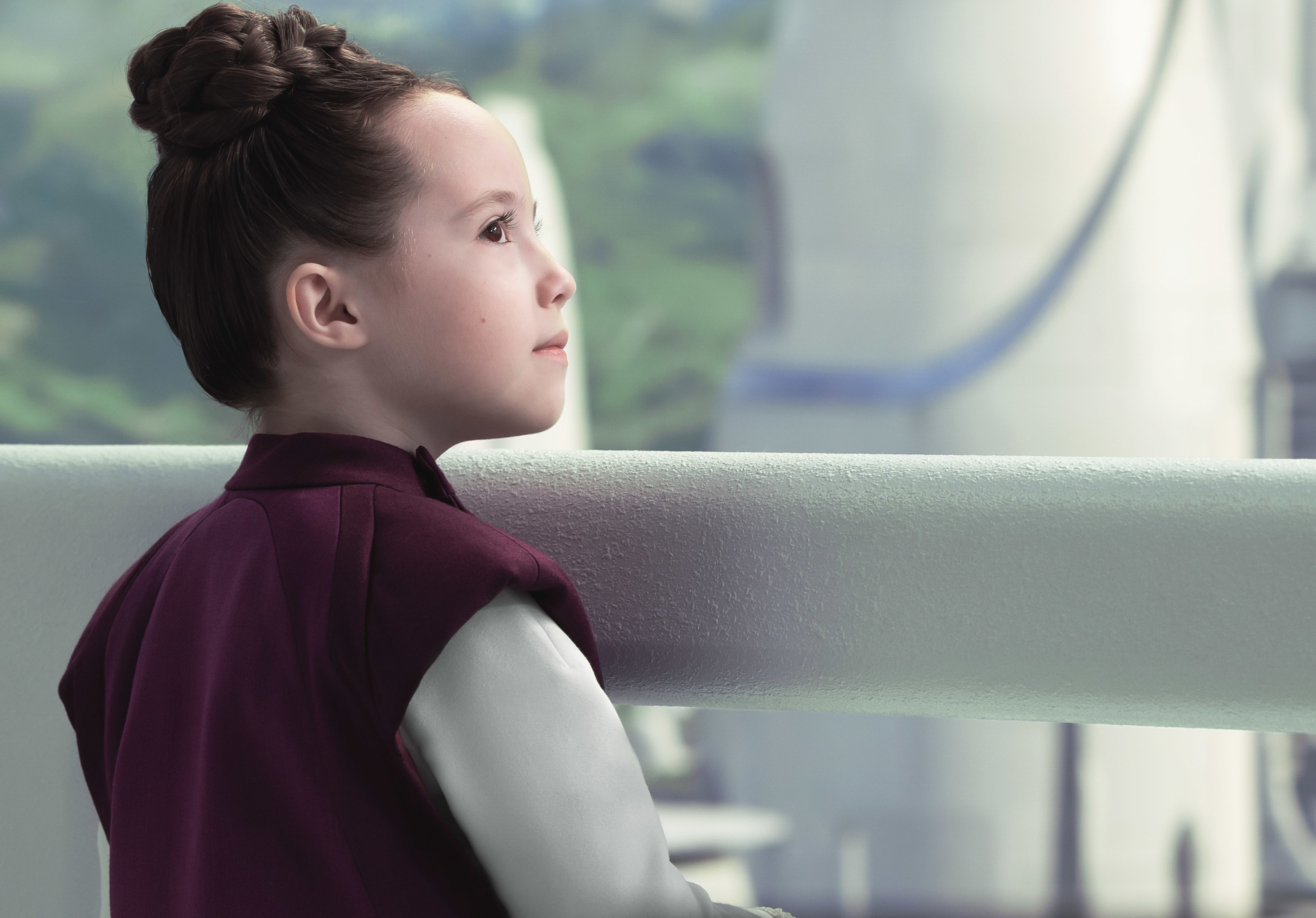 3440x2400 Resolution Vivien Lyra Blair as Leia Organa Obi-Wan Kenobi ...