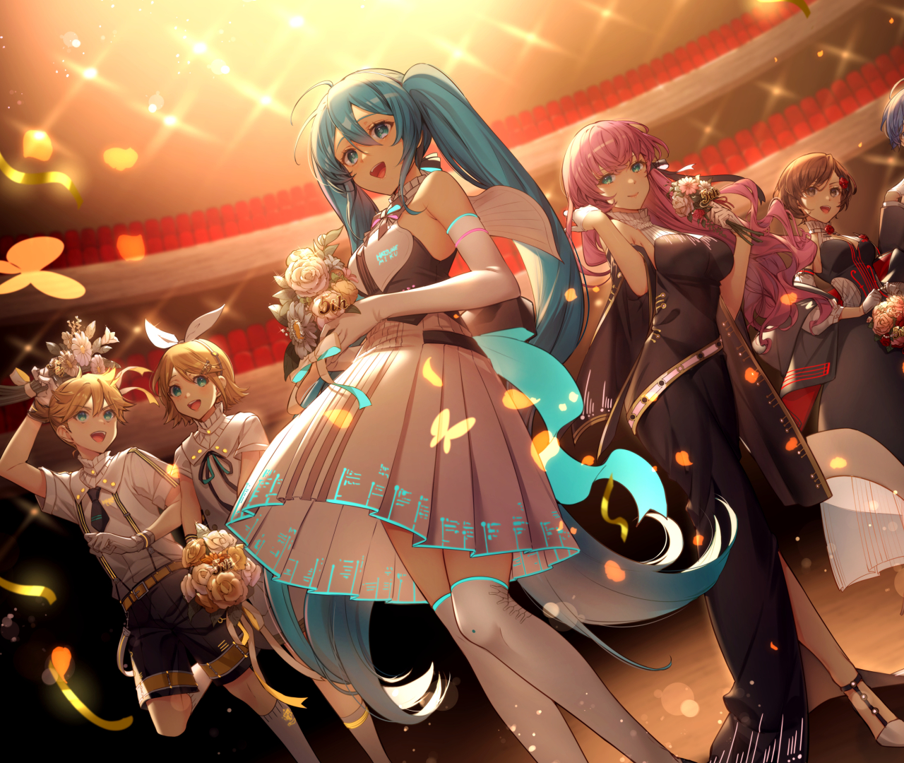 1280x1080 Resolution Vocaloid Girl Group 1280x1080 Resolution Wallpaper ...