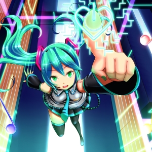 300x300 Resolution vocaloid, hatsune miku, flying 300x300 Resolution ...