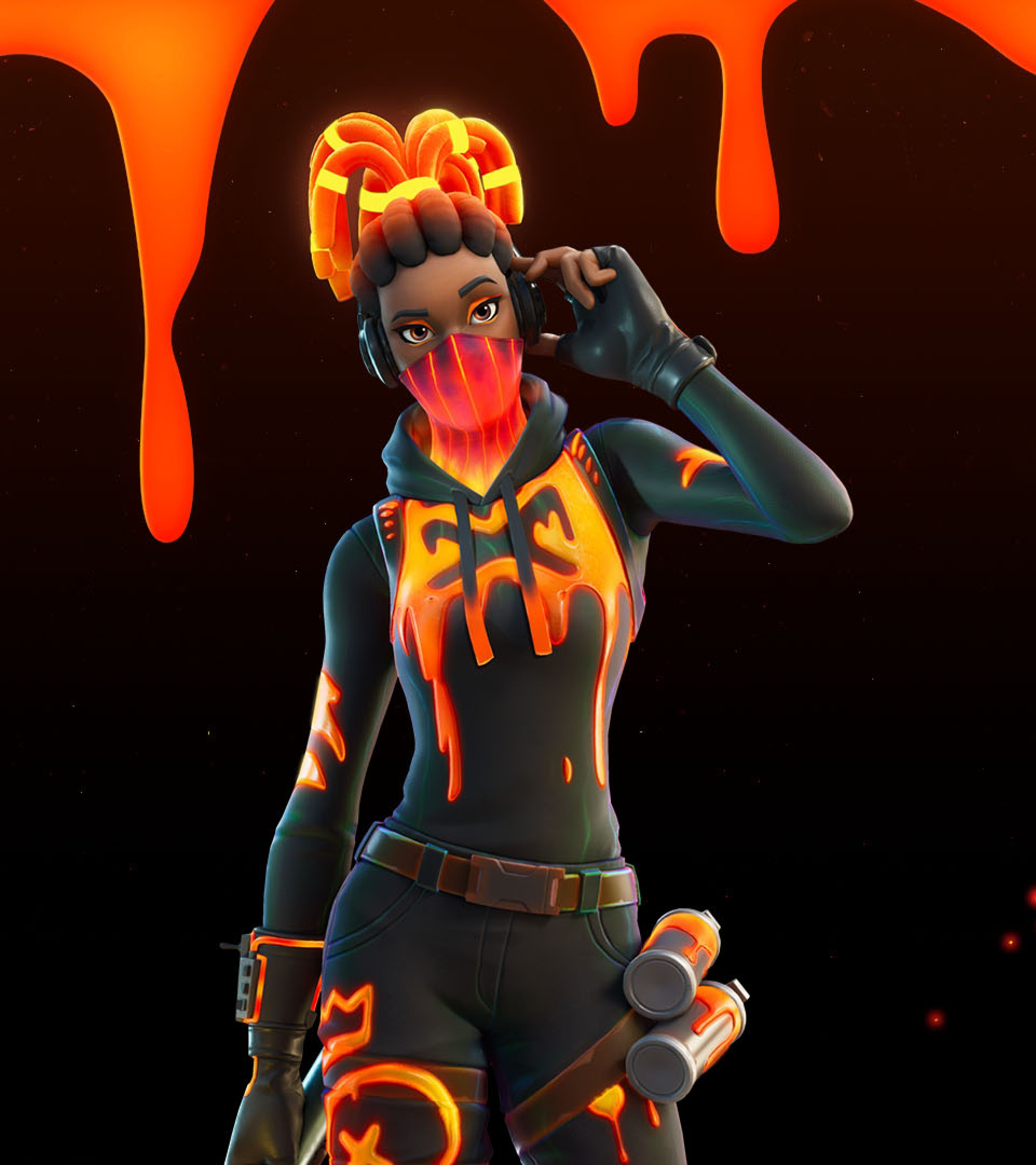 1920x2160 Resolution Volcanic Assassin Fortnite Cool 1920x2160 ...