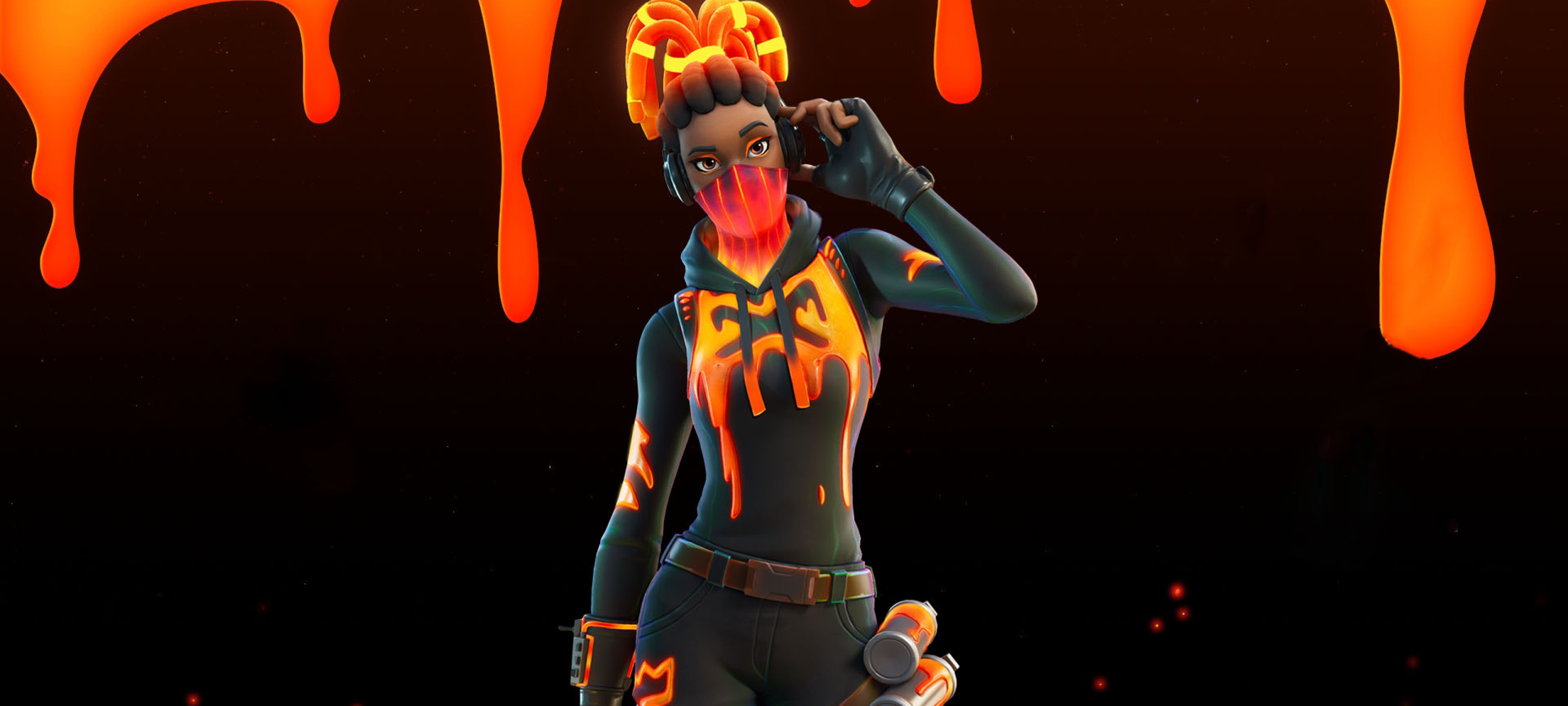 3200x1440 Resolution Volcanic Assassin Fortnite Cool 3200x1440 ...