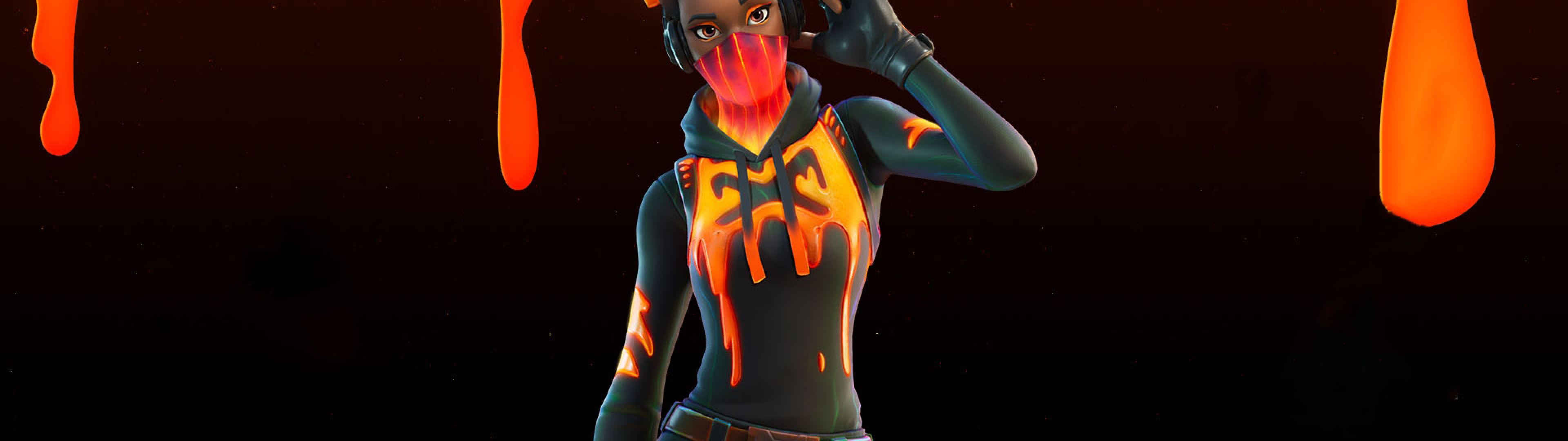3840x1080 Resolution Volcanic Assassin Fortnite Cool 3840x1080 ...