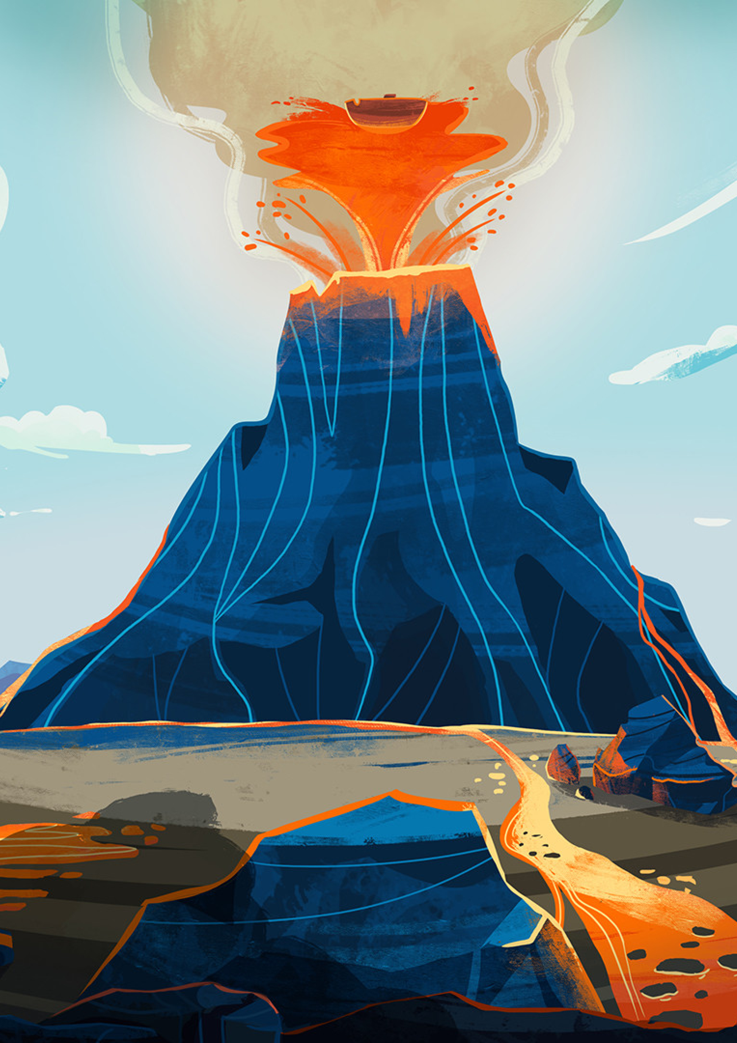 2480x3508 Resolution Volcano Art 2480x3508 Resolution Wallpaper ...
