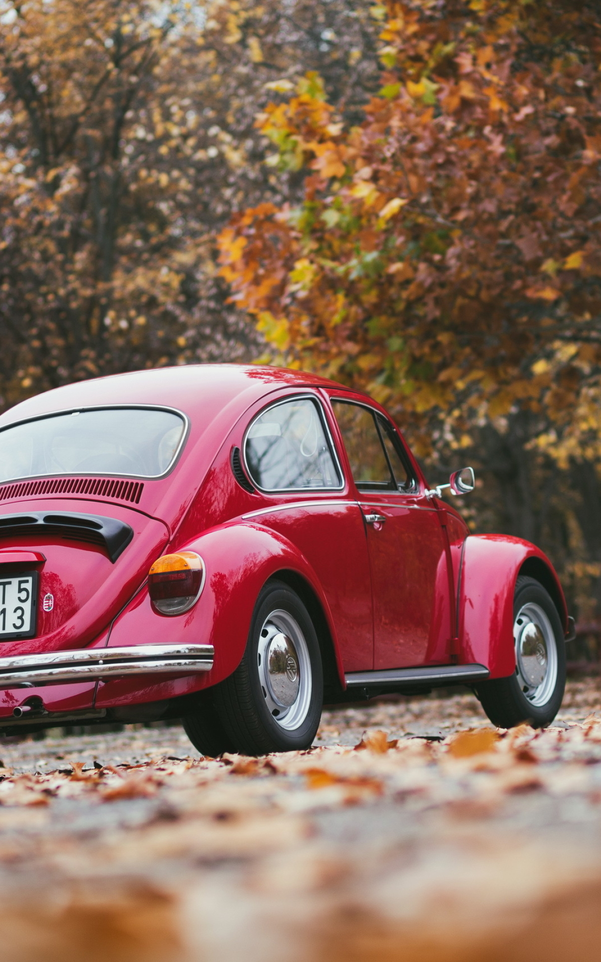 1200x1920 volkswagen, red, rear view 1200x1920 Resolution Wallpaper, HD ...
