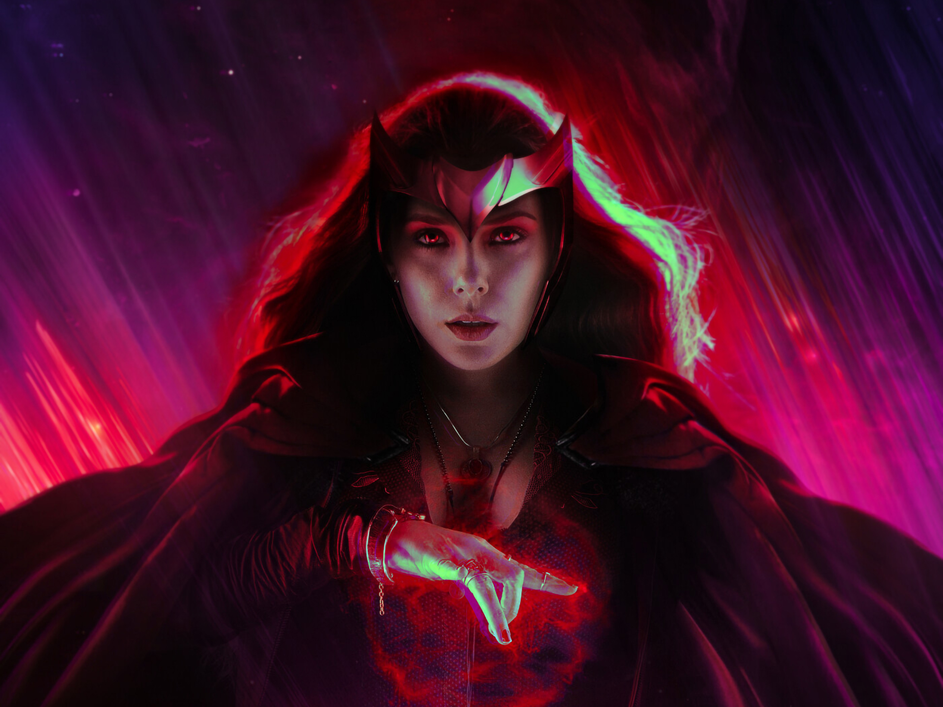 3200x2400 Resolution Wanda Maximoff Art WandaVision 3200x2400 ...