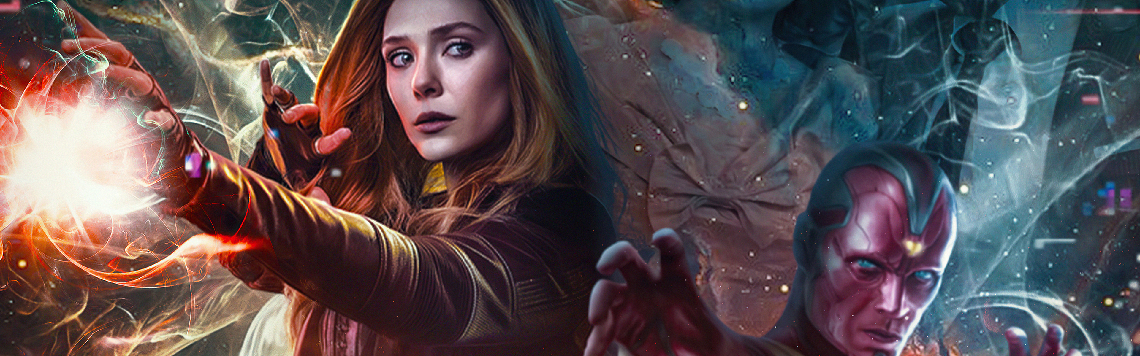 3840x1200 Resolution Wanda Vision Fan Poster Design 3840x1200 ...