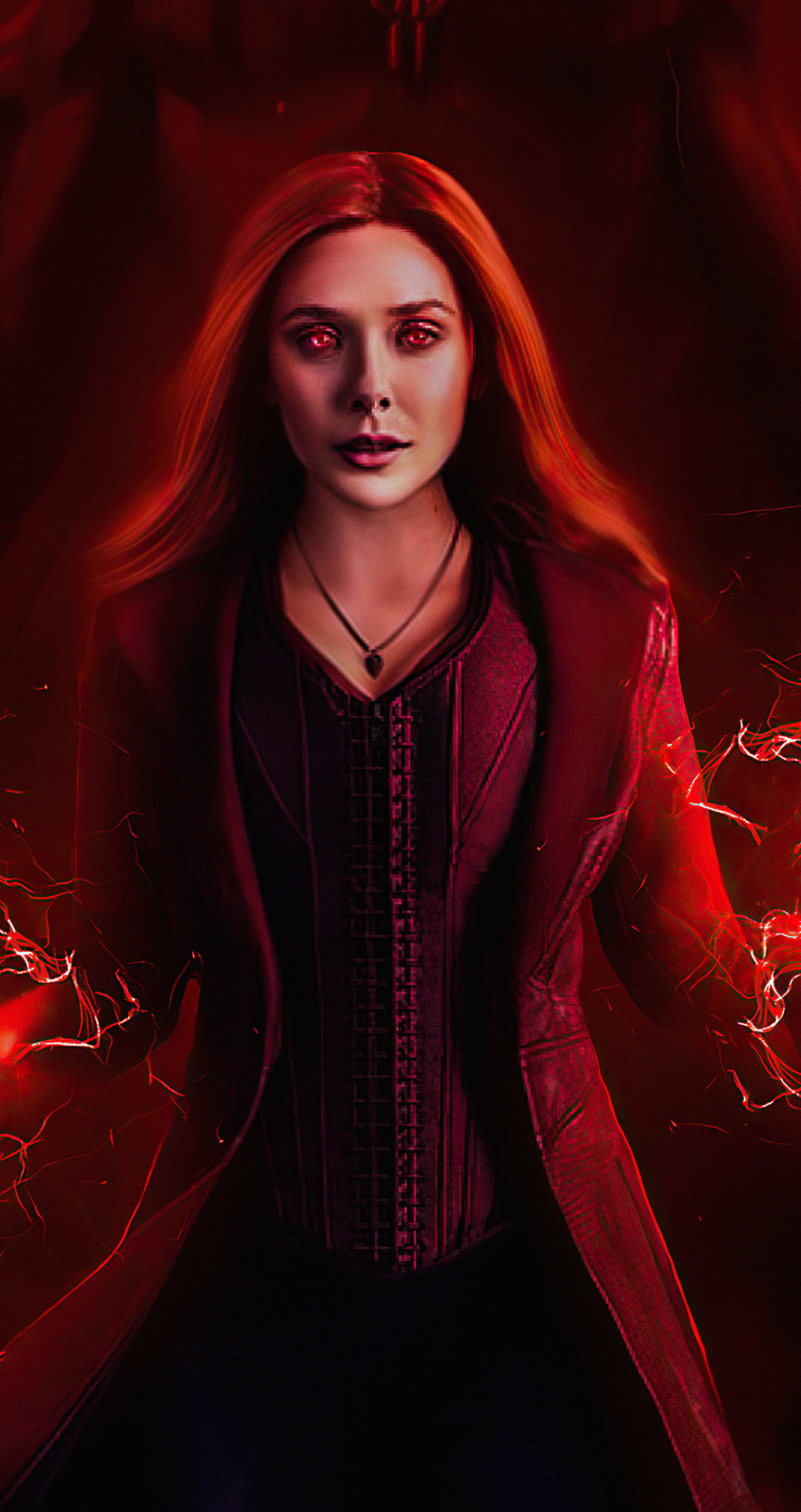 1082x2042 Resolution Wanda Vision RedArt 1082x2042 Resolution Wallpaper ...