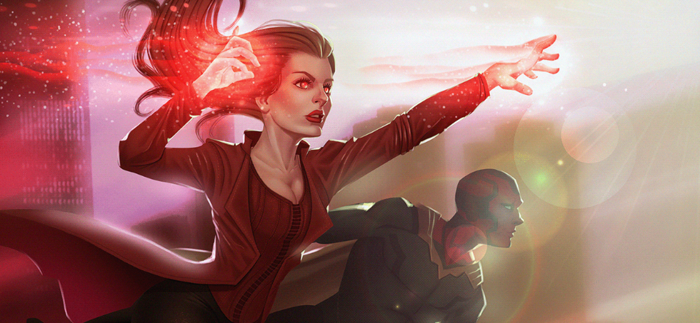 2340x1080 Resolution WandaVision Comic Art 2340x1080 Resolution ...