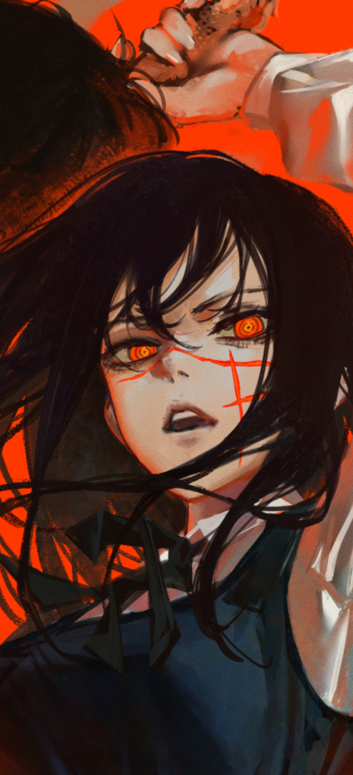 720x1580 Resolution War Devil 4K Chainsaw Man Digital Art 720x1580 ...