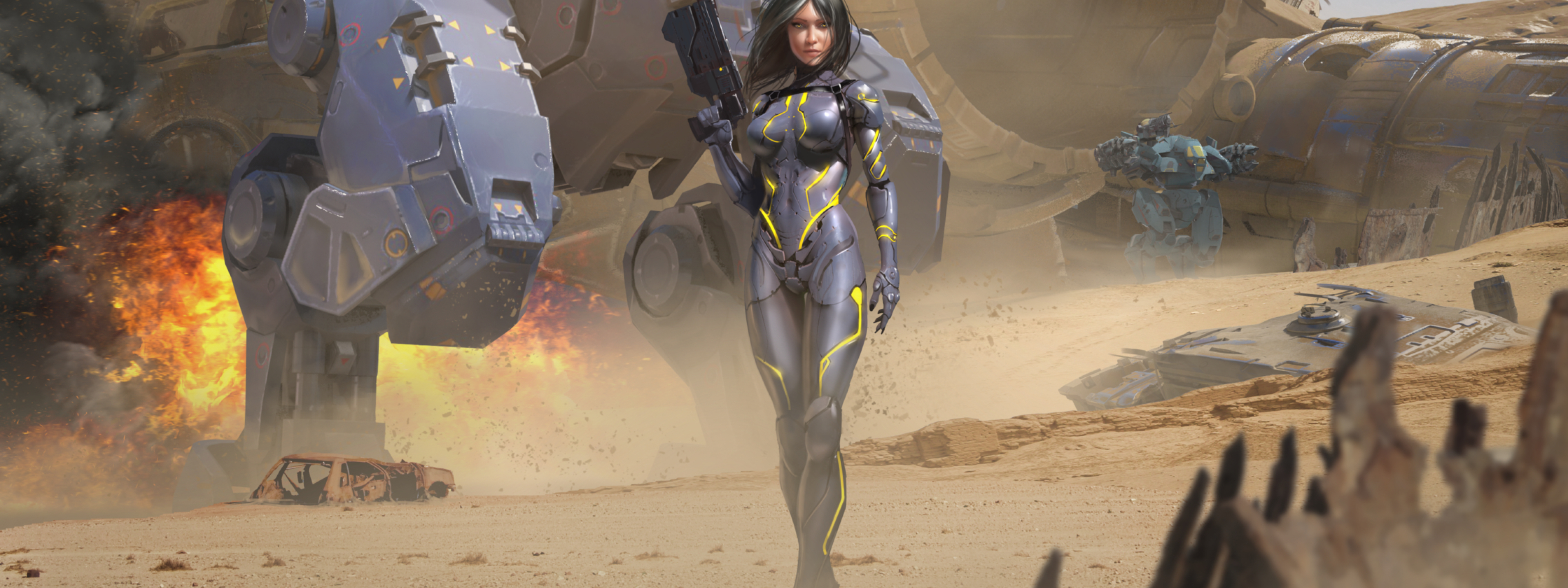 3840x1440 Resolution War Robots Poster 3840x1440 Resolution Wallpaper ...