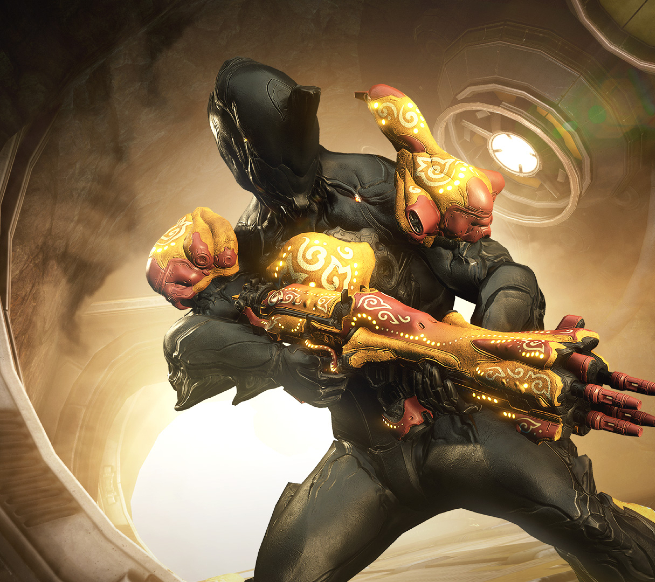 2160x1920 Warframe Echoes of Veilbreaker 2160x1920 Resolution Wallpaper ...