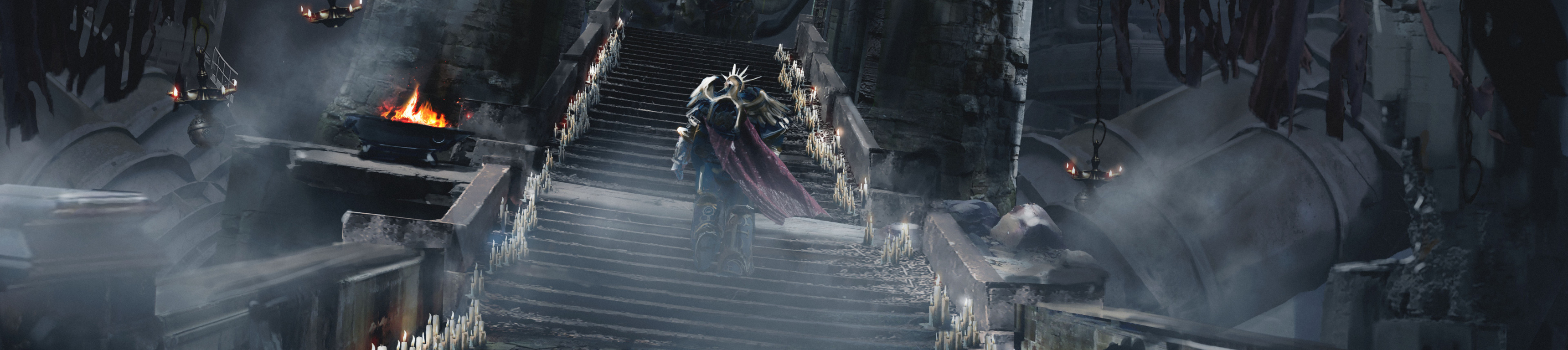 3440x768 Resolution Warhammer 40K Castle 3440x768 Resolution Wallpaper ...