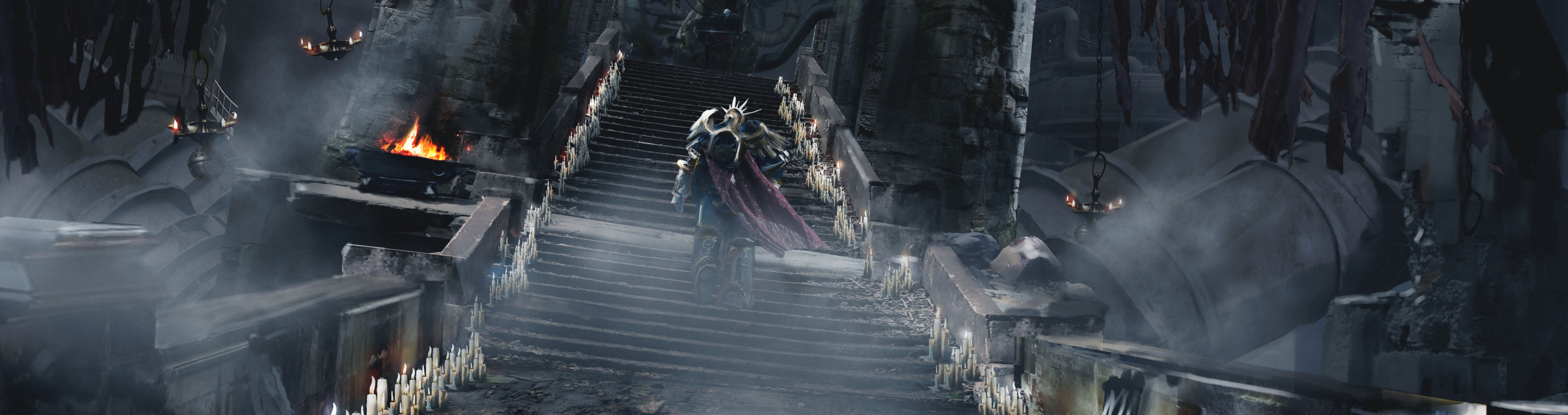 4080x1080 Resolution Warhammer 40K Castle 4080x1080 Resolution ...