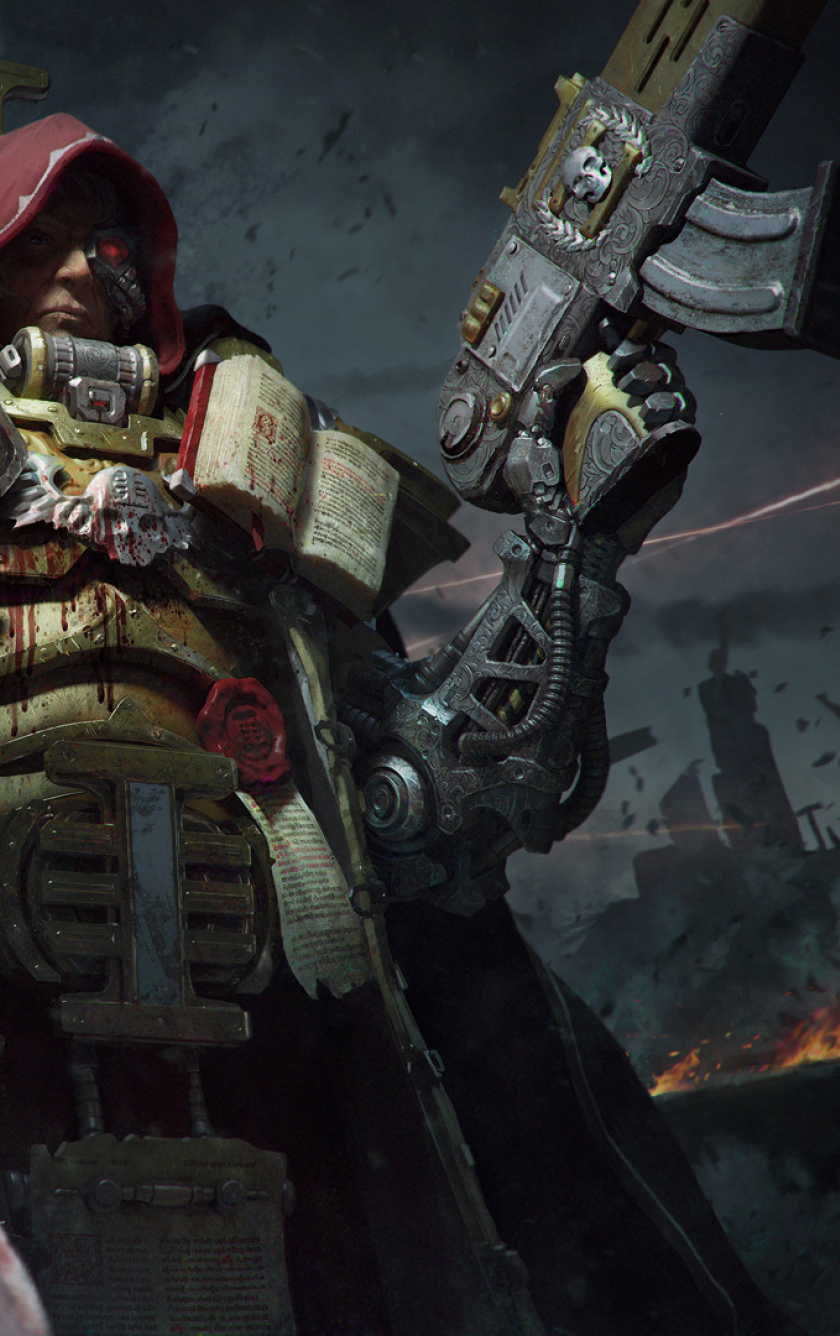 840x1336 Resolution warhammer, inquisition, warrior 840x1336 Resolution ...