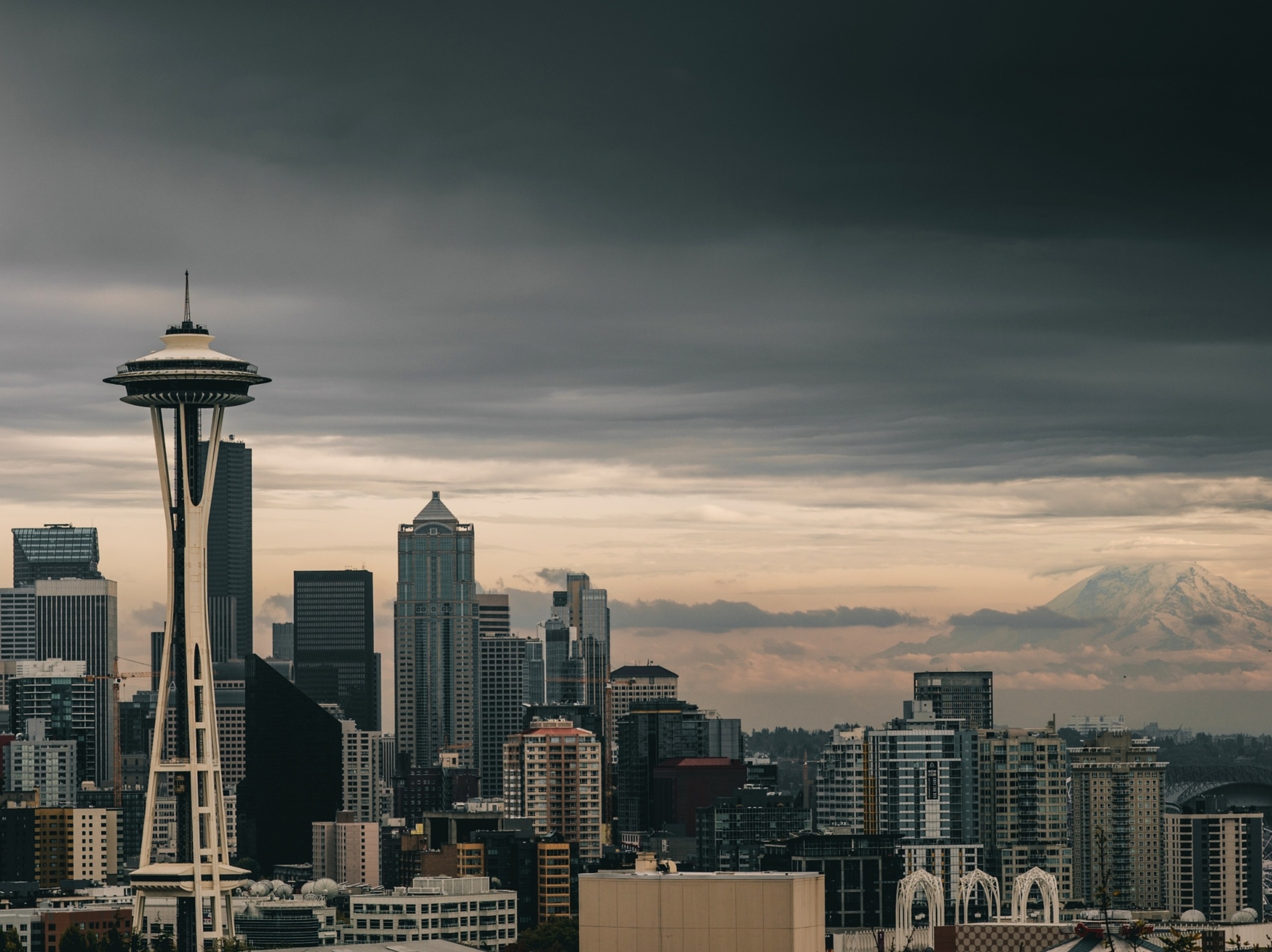3180x2383 Resolution Washington State HD Seattle Cityscape 3180x2383 ...