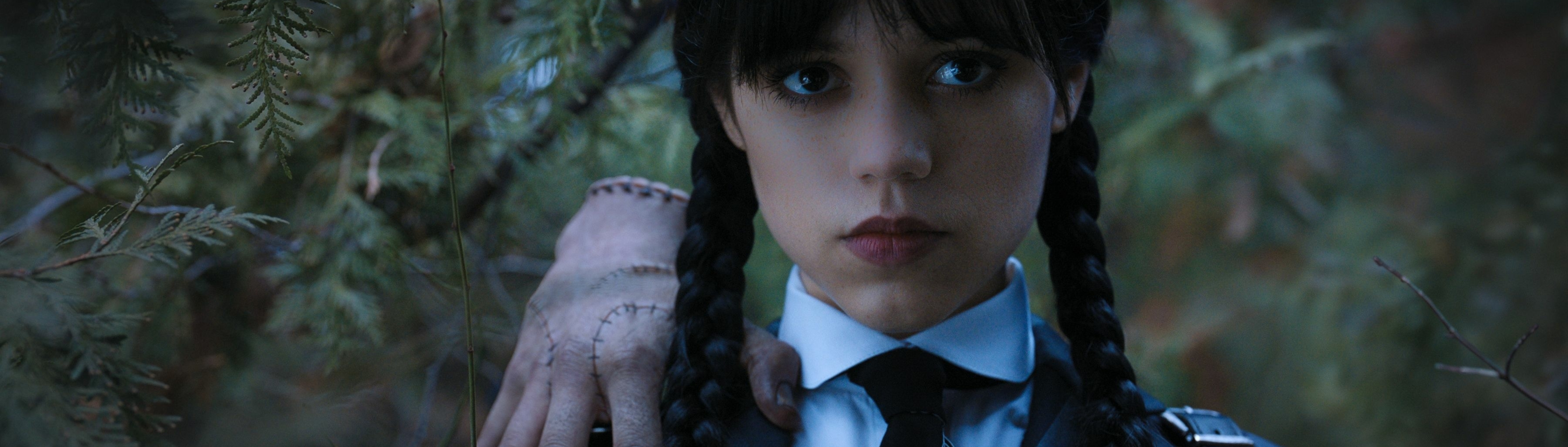 5120x1460 Resolution Wednesday Addams 4K Netflix Season 1 5120x1460 ...