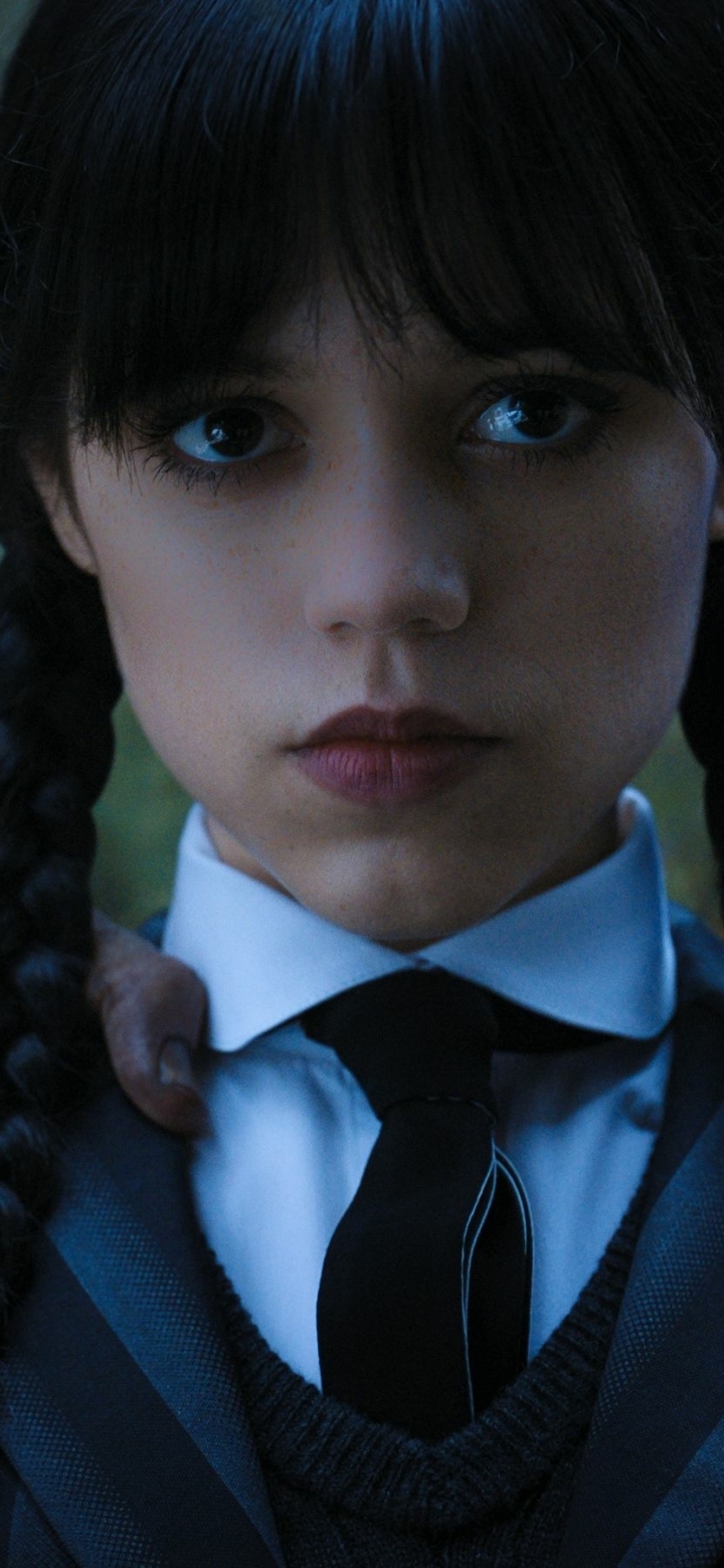 720x1560 Resolution Wednesday Addams 4K Netflix Season 1 720x1560 ...