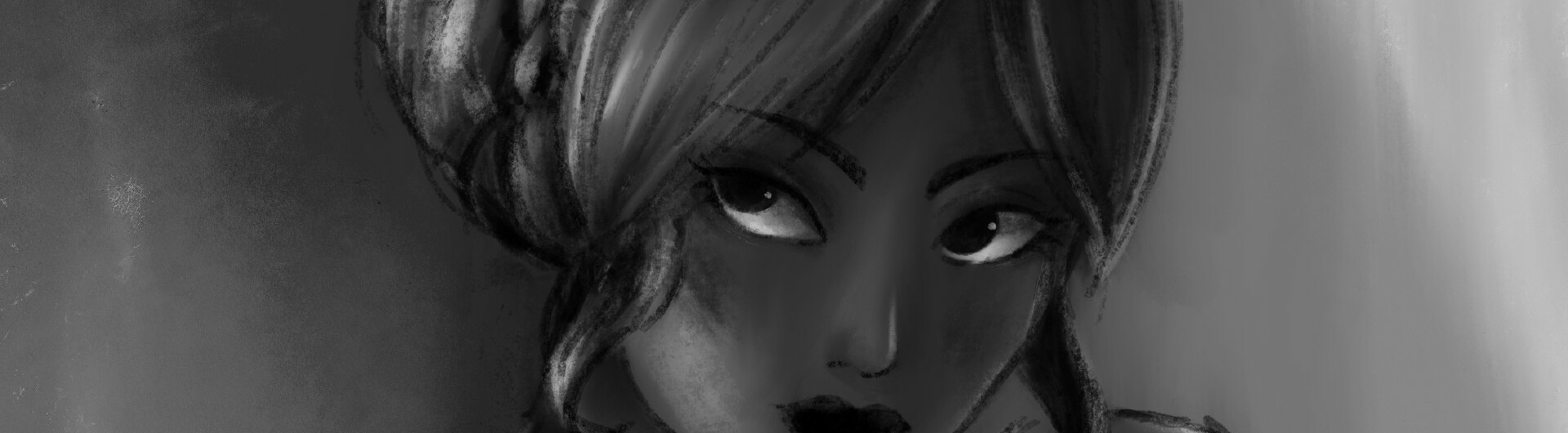 5220x1440 Resolution Wednesday Addams Monochrome Digital Art 5220x1440 ...